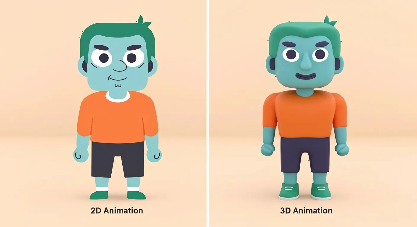 2D vs 3D Animation – Pros, Cons and Best Choice | Vsquad
